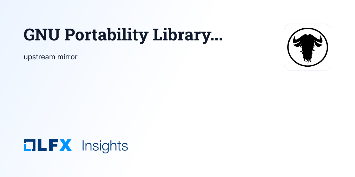 GNU Portability Library (gnulib) Insights