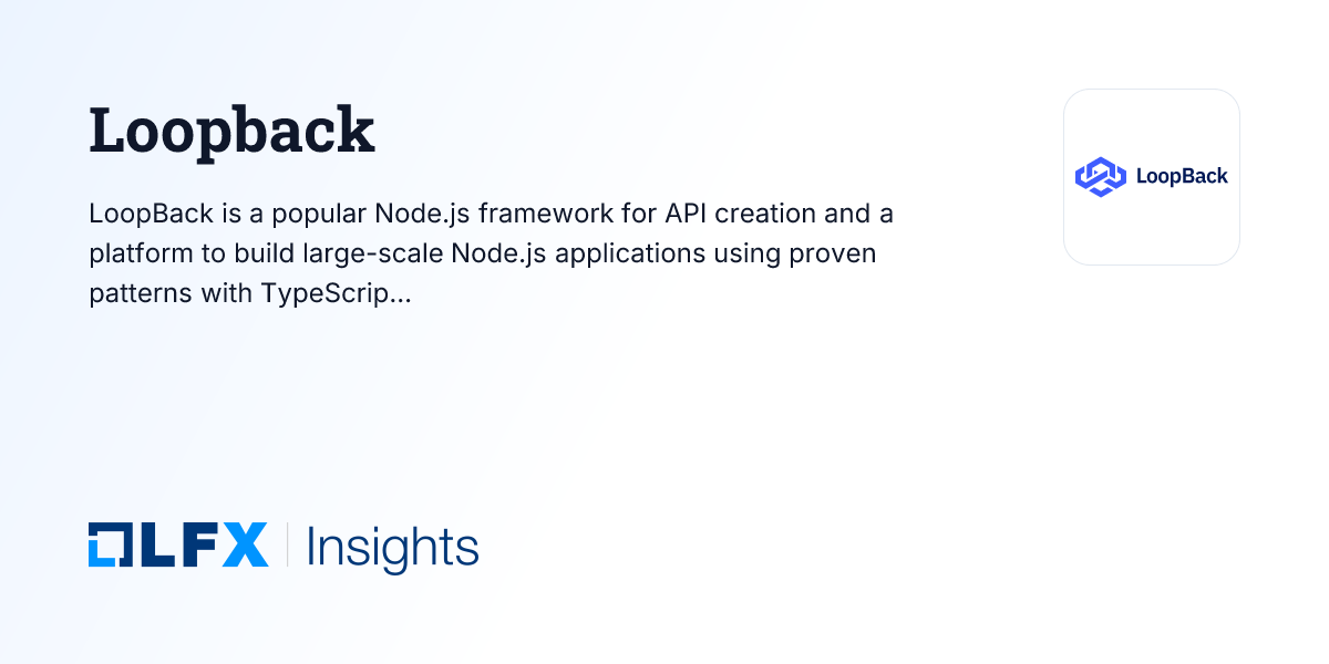 Loopback Development Insights