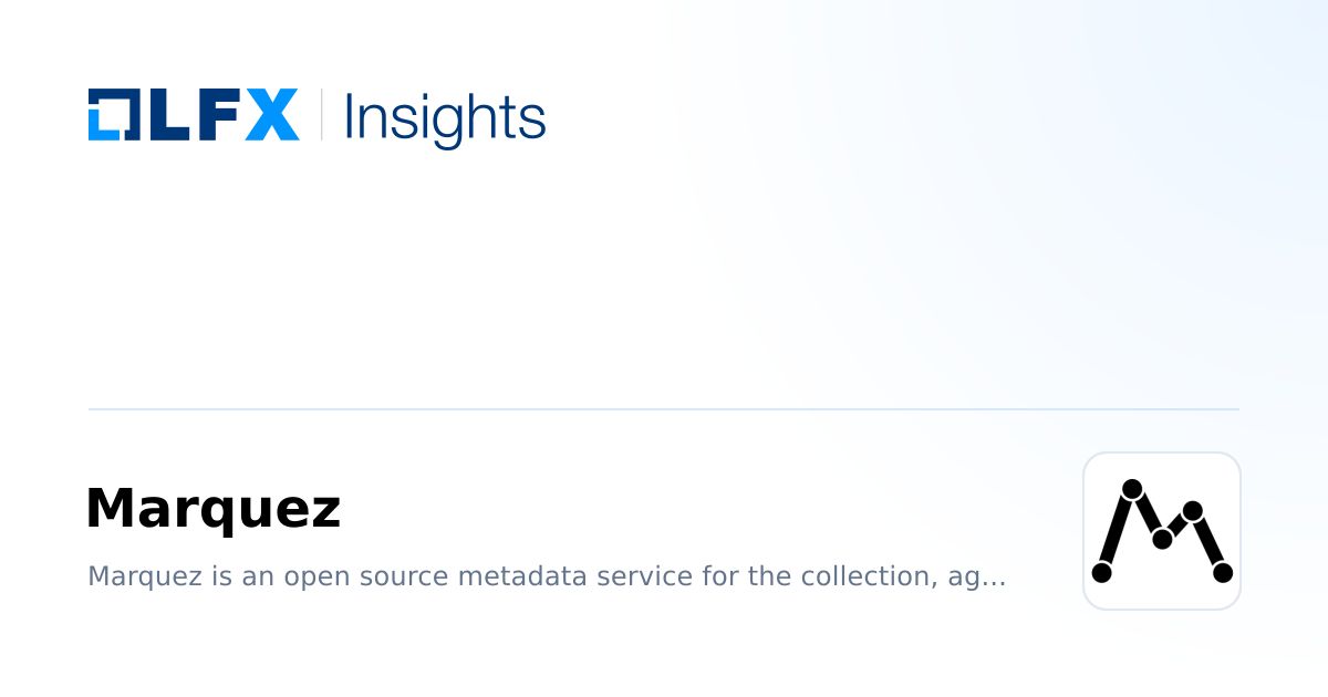 LFX Insights | Marquez development insights