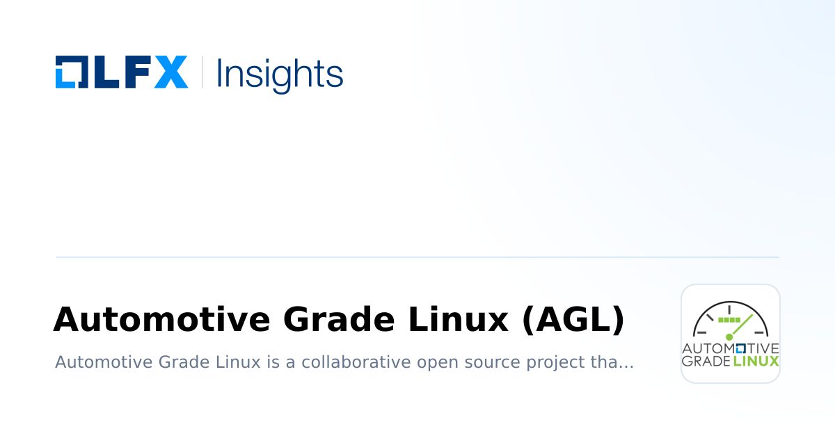 Automotive Grade Linux (AGL) Insights