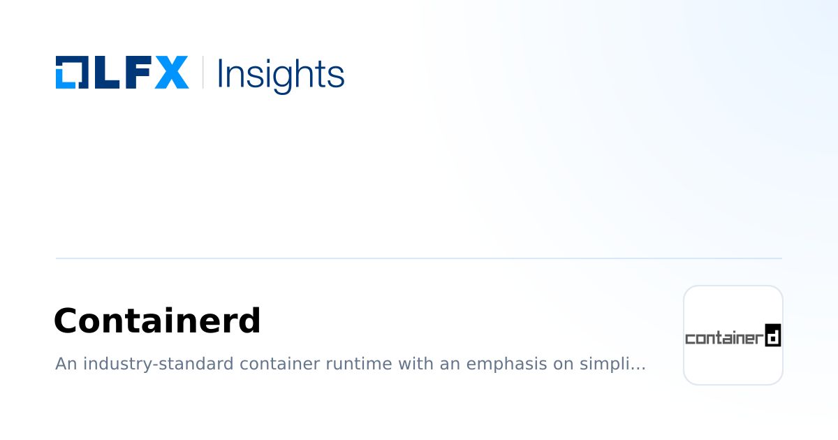 Containerd Insights