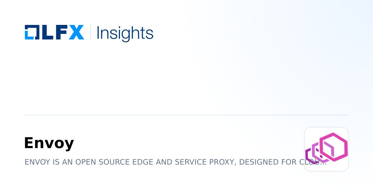 LFX Insights | Envoy popularity insights