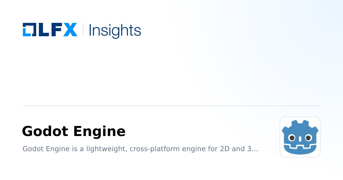 LFX Insights | Godot Engine insights