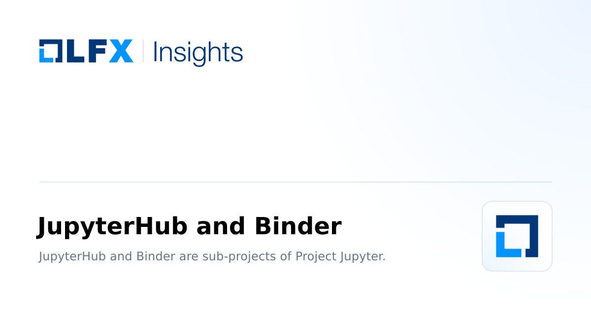 LFX Insights | JupyterHub and Binder insights