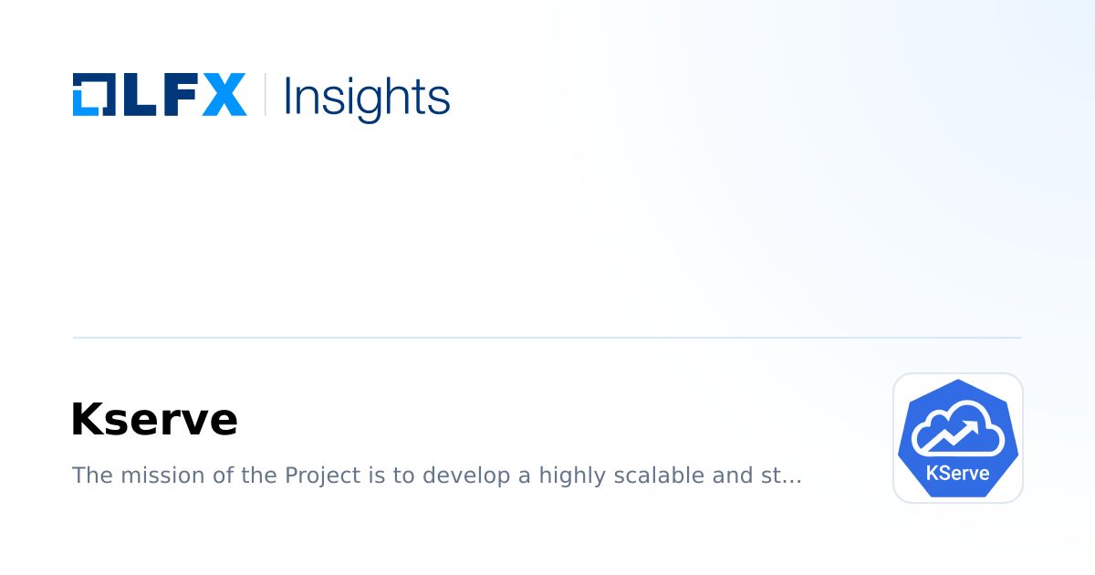 LFX Insights | Kserve development insights