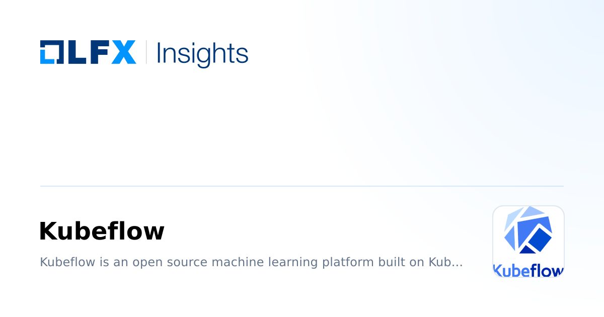 LFX Insights | Kubeflow development insights