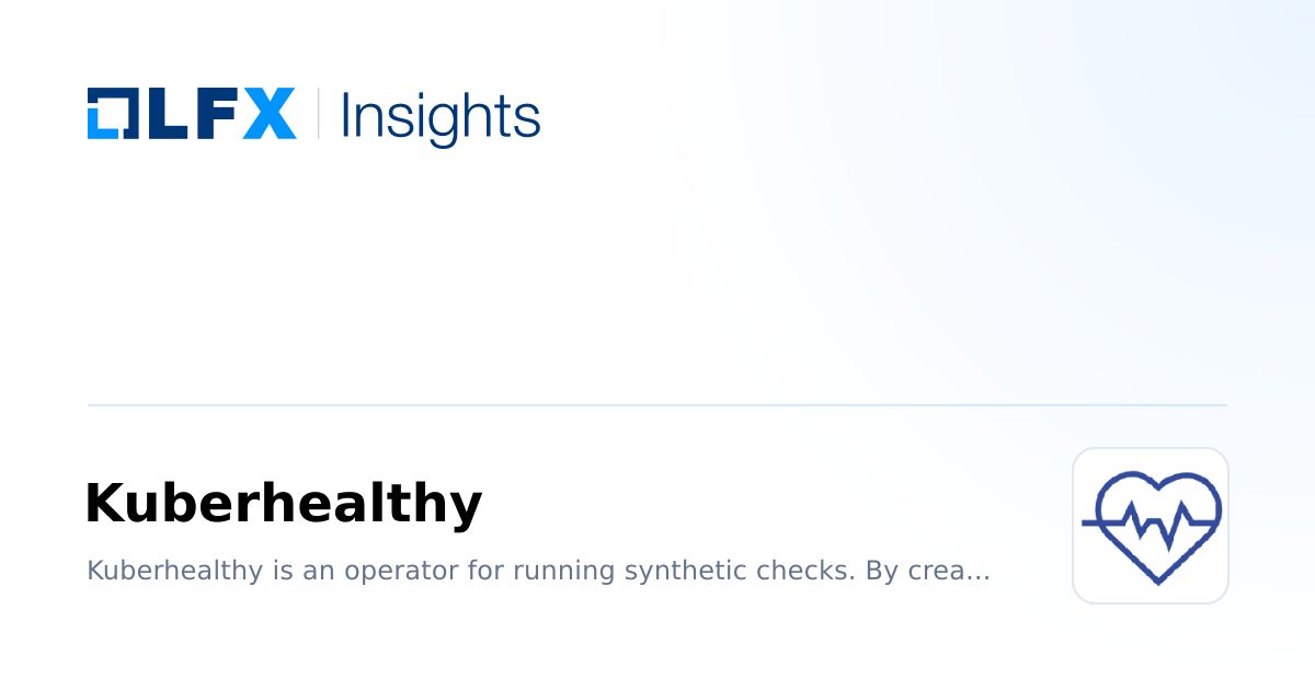 Kuberhealthy Insights