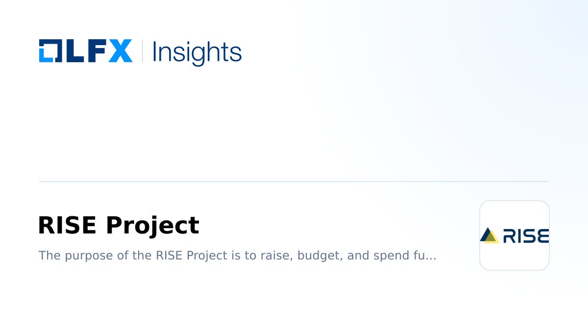 RISE Project Insights | lfx-insights