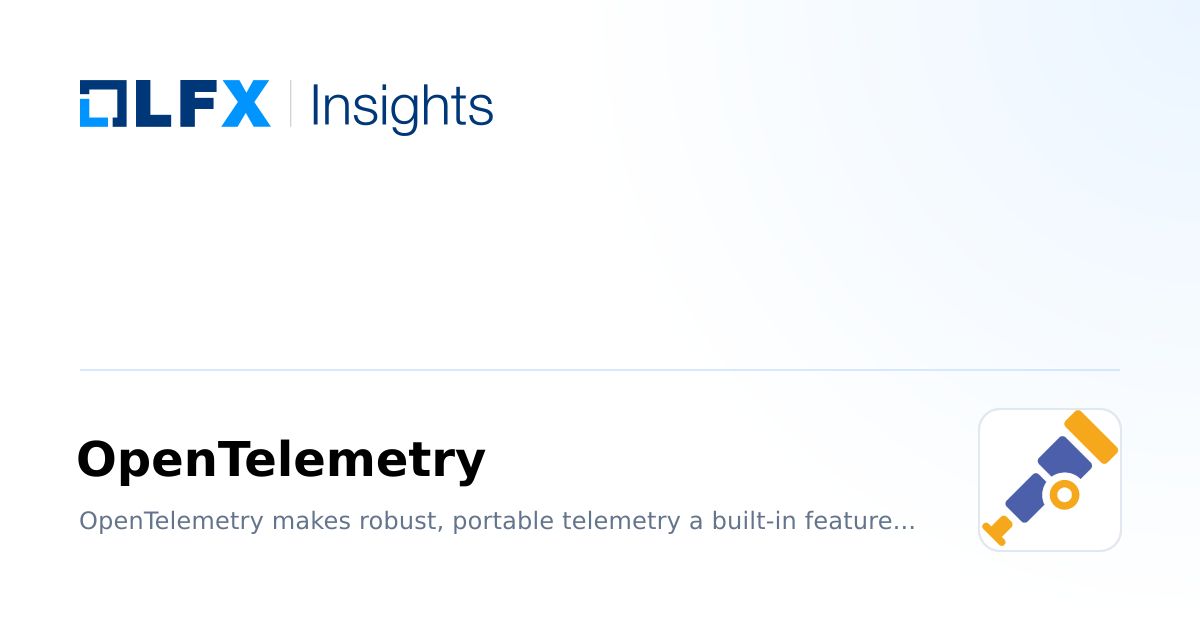 LFX Insights | OpenTelemetry insights