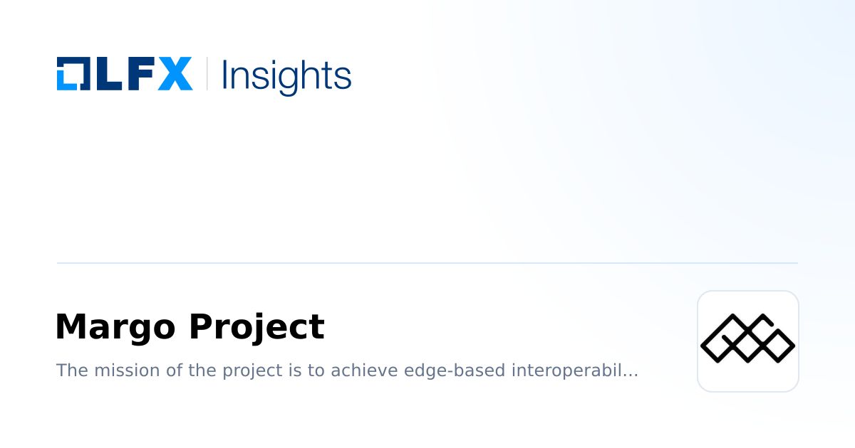 LFX Insights | Margo Project development insights