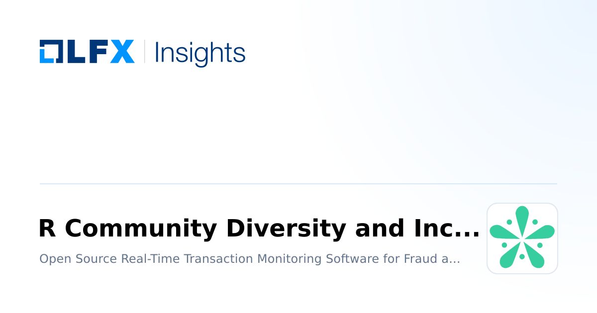 LFX Insights | R Community Diversity and Inclusion insights