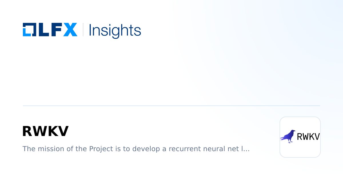 LFX Insights | RWKV development insights