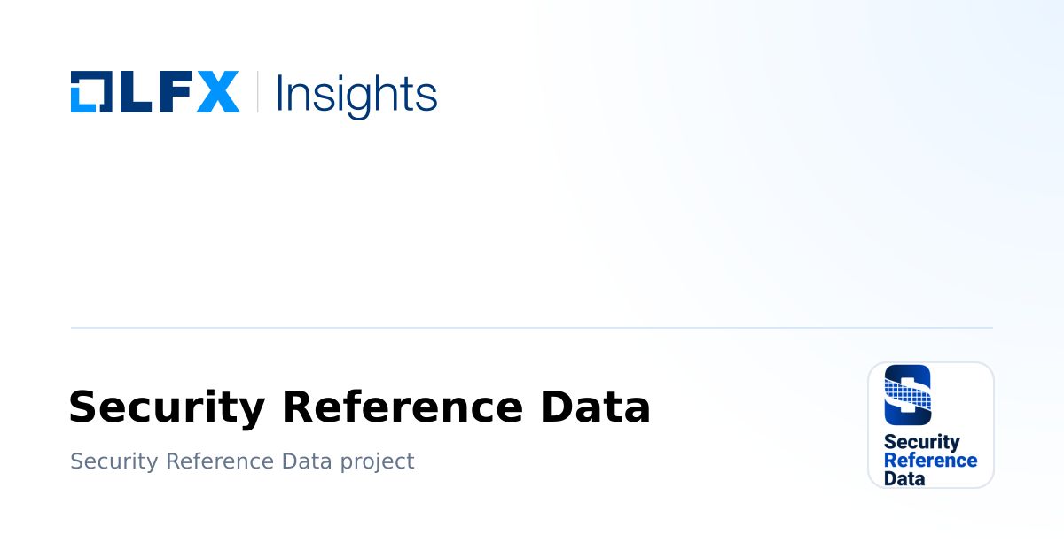 Security Reference Data Insights