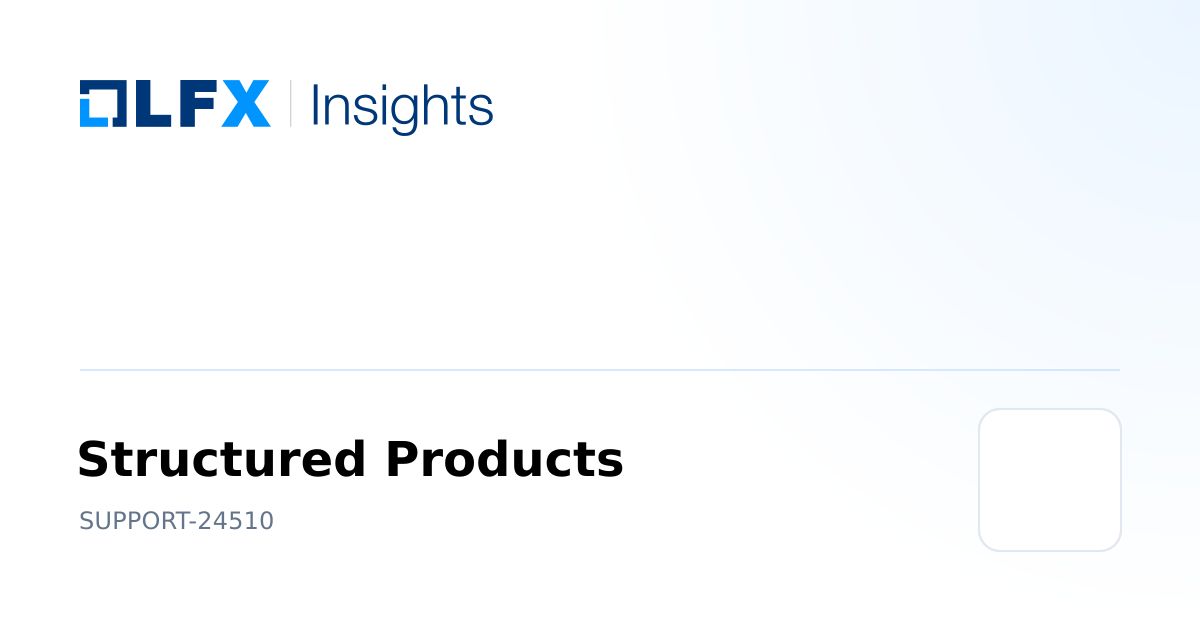 Structured Products Insights