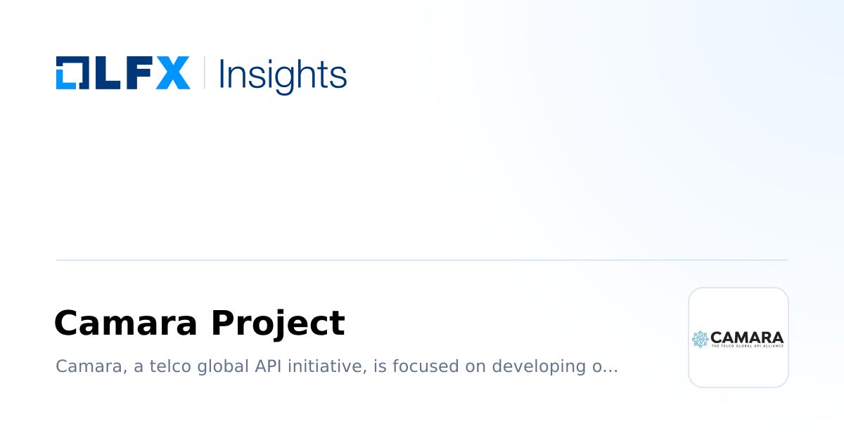 LFX Insights | Camara Project development insights
