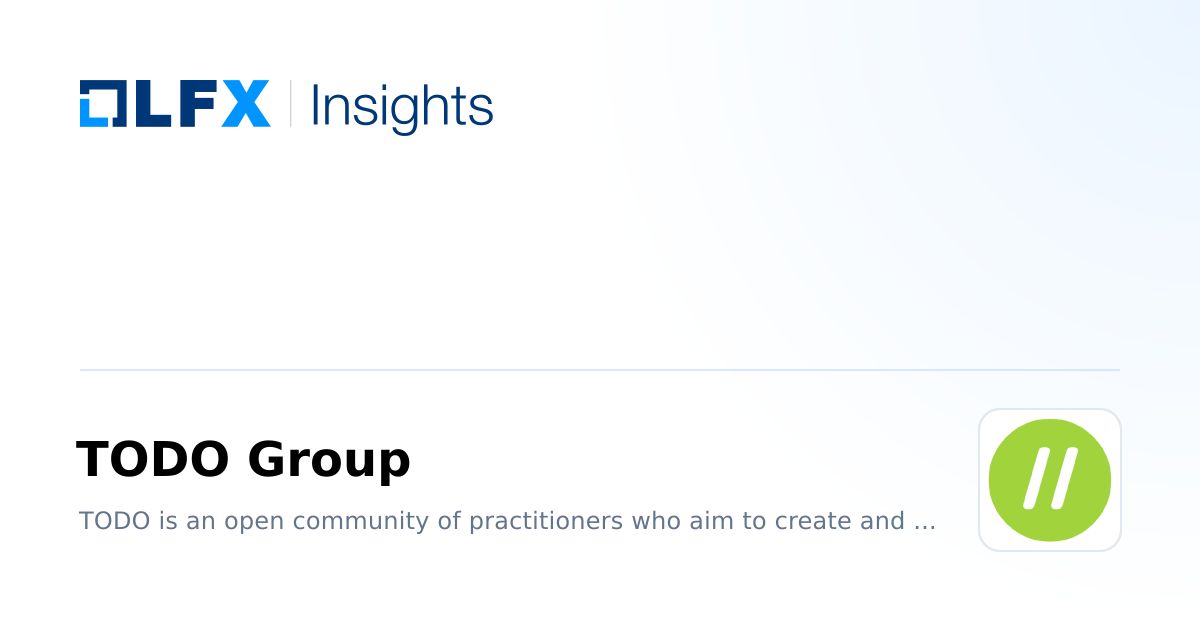 TODO Group Insights