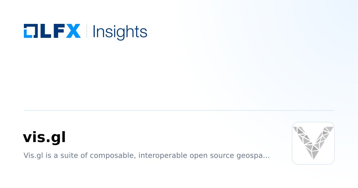 LFX Insights | vis.gl insights